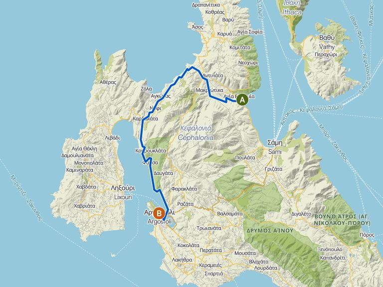 Ionian Islands, Day 5 of 14: Agia Efimia - Myrtos Beach - Argostoli | e ...